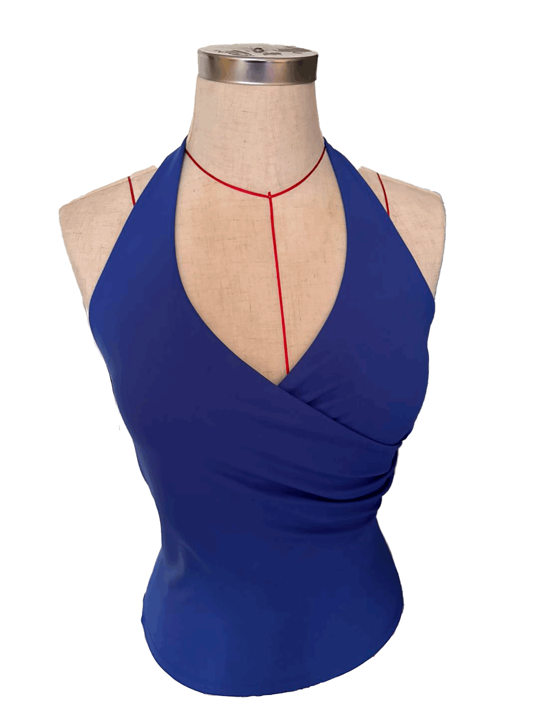 Royal Blue Halter Top | YEMZI